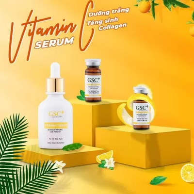 Tinh chất dưỡng trắng, tái tạo collagen GSC Vitamin C Serum ⋆ Mỹ Phẩm ...